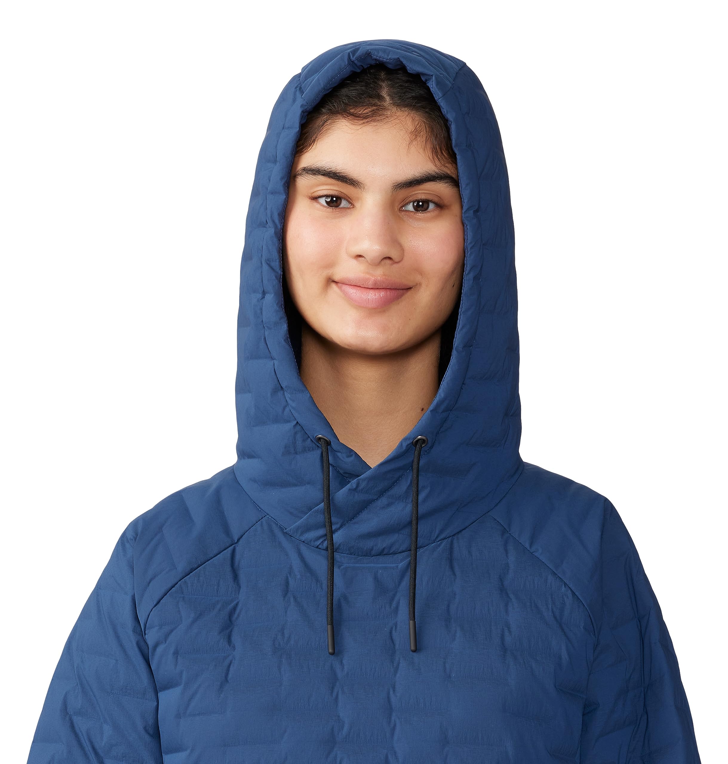 Mountain Hardwear Women's Stretchdown Light Pullover Hoody, Outer Dark, Small