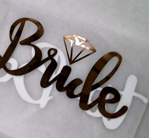 Rose Gold Print Bride To Be Veil Bachelorette Party Supplies Bridal Shower Decoration Accessories Gift Engagement Decoration