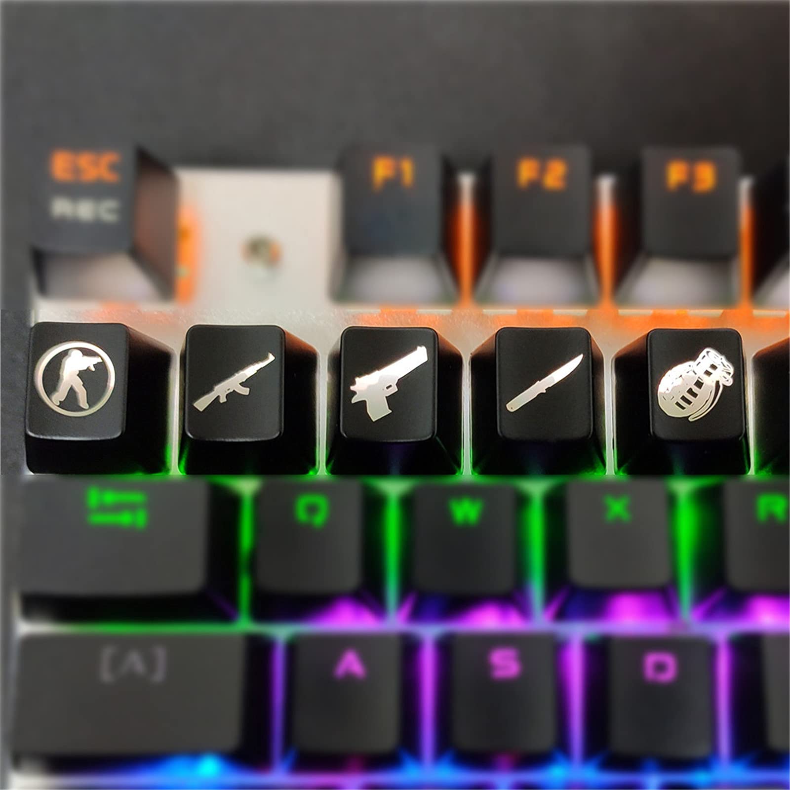 SIANCS DIY Gaming keycaps Button Key caps Custom Game keycap Game Accessories for CS GO Mercy abs Mechanical Keyboard caps