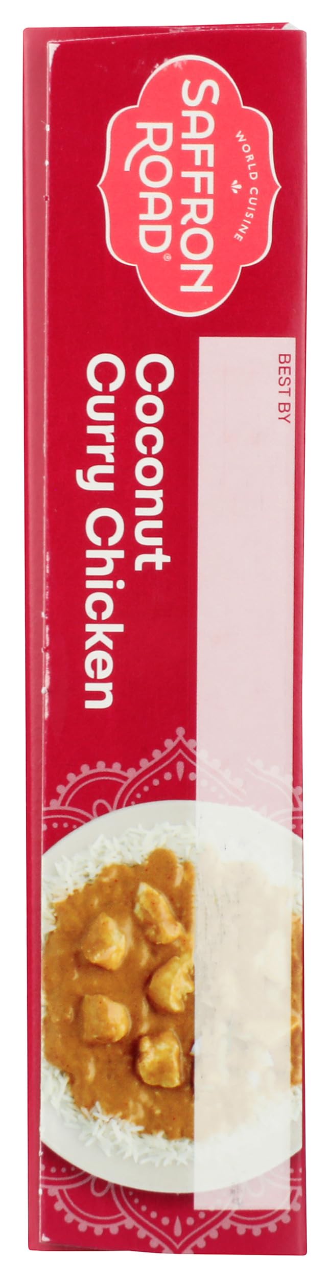 Saffron Road Coconut Curry Chicken with Basmati Rice Frozen Dinner, 10oz - Antibiotic Free, Gluten Free, Halal