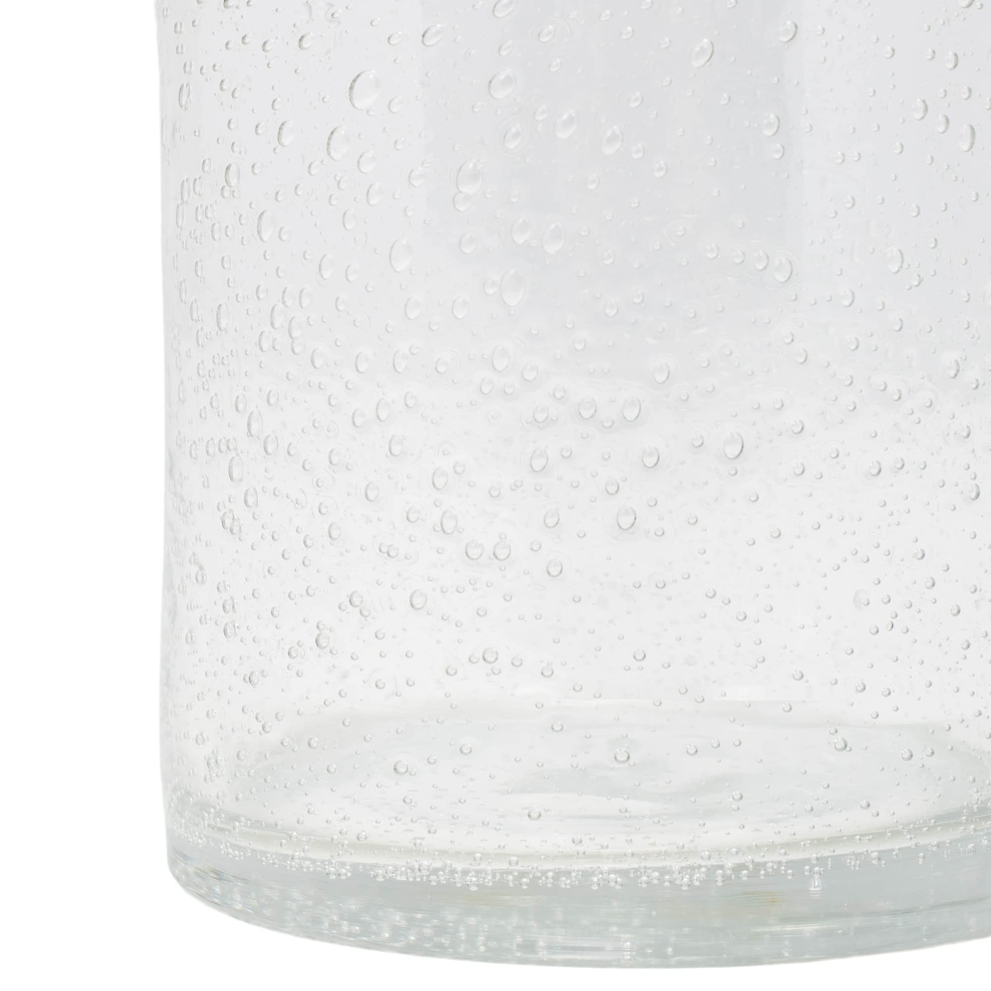 Tag True Living Classic Clear Bubble 15 ounce Cocktail Glass Set of 6, Old Fashioned