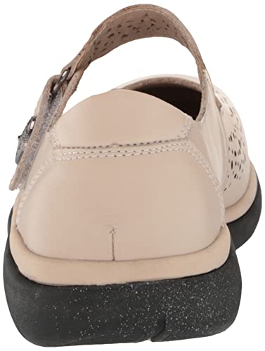 Propét Womens Selena Mary Jane Flat,Cream,10.5 Wide US
