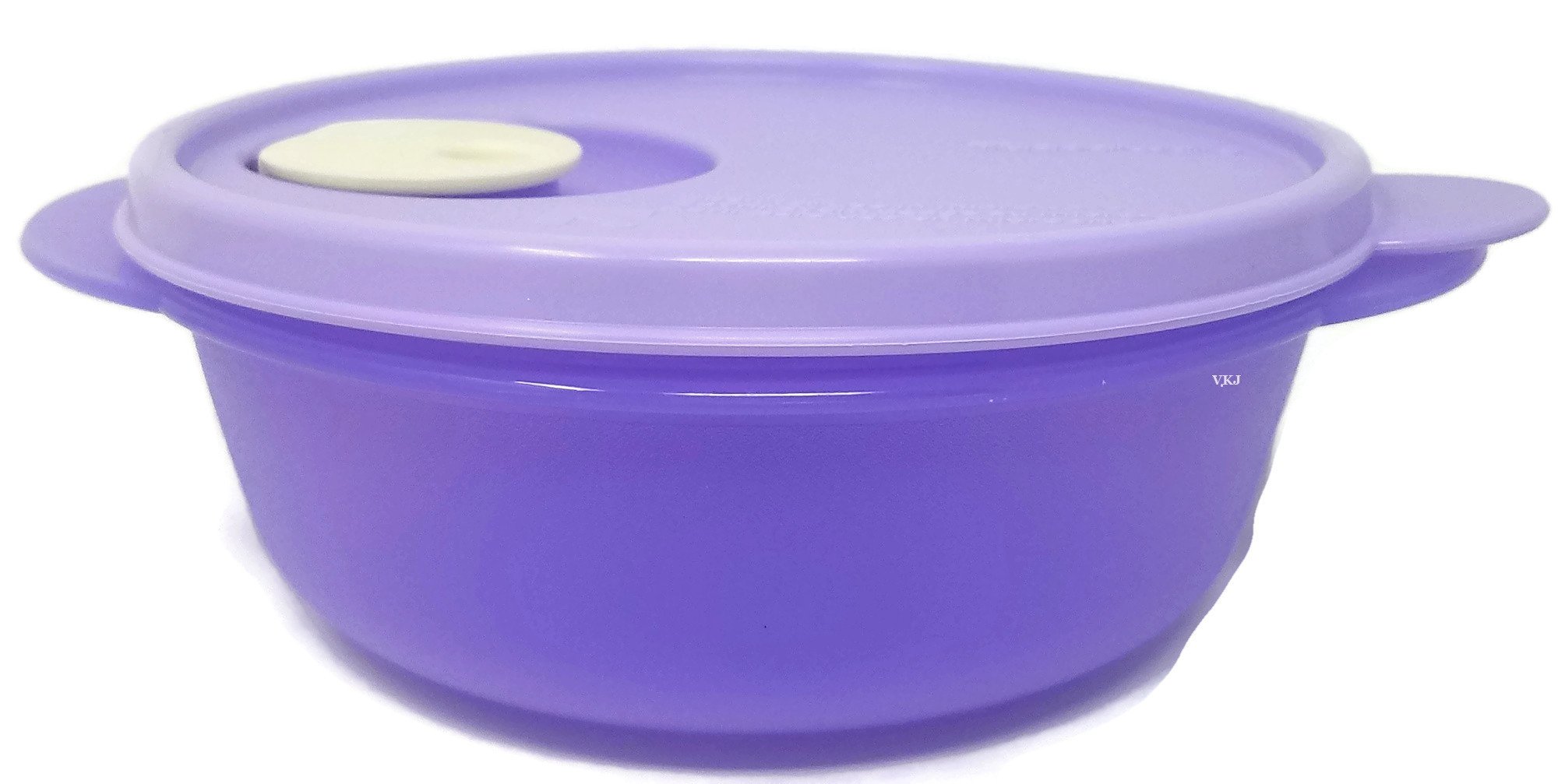 Tupperware Crystalwave 2 1/2cup reheatable microwave Bowl Purplicious