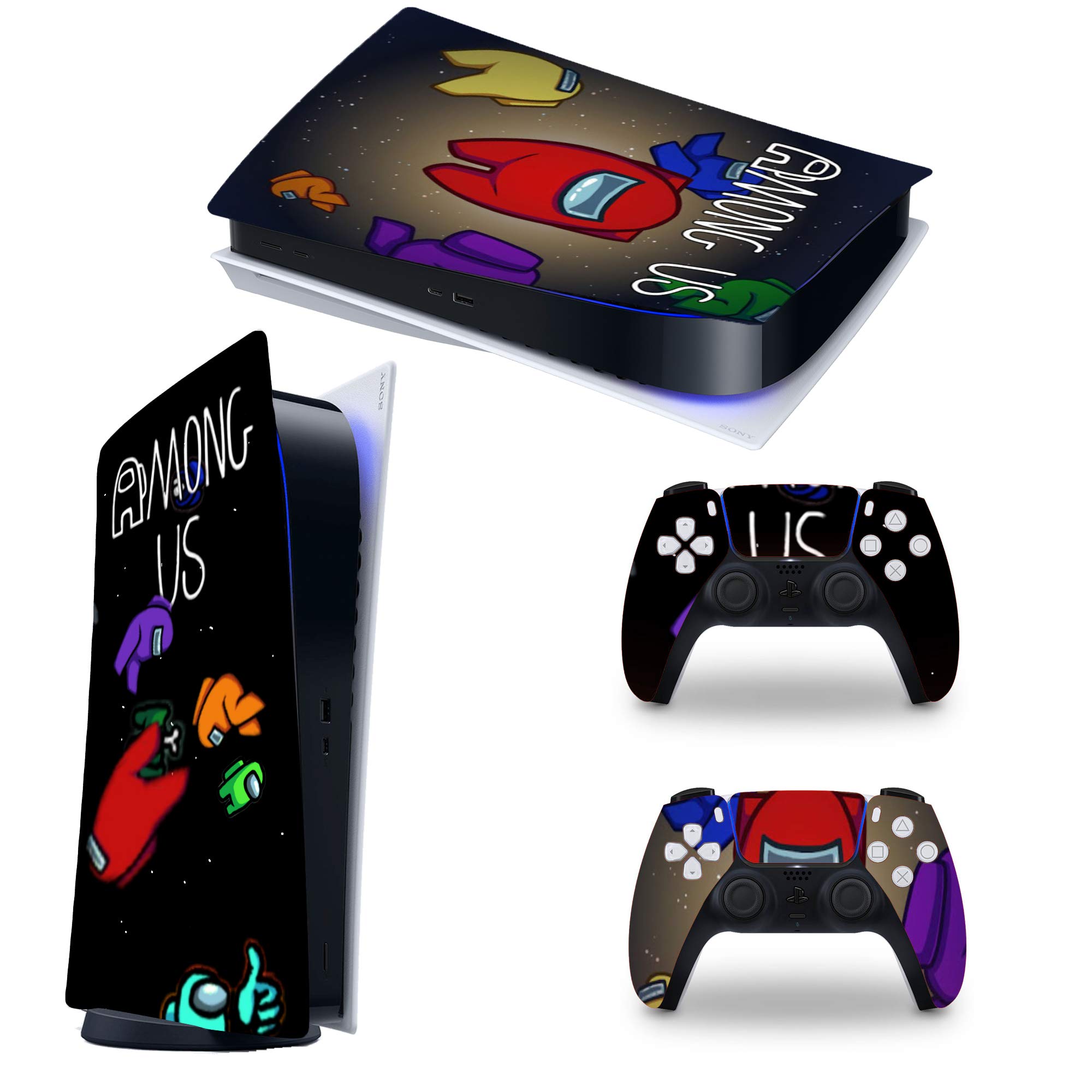 Public Game PS5 Console and Controller Skin Set - playstation 5 Vinyl( Only fit PlayStation 5 regular)