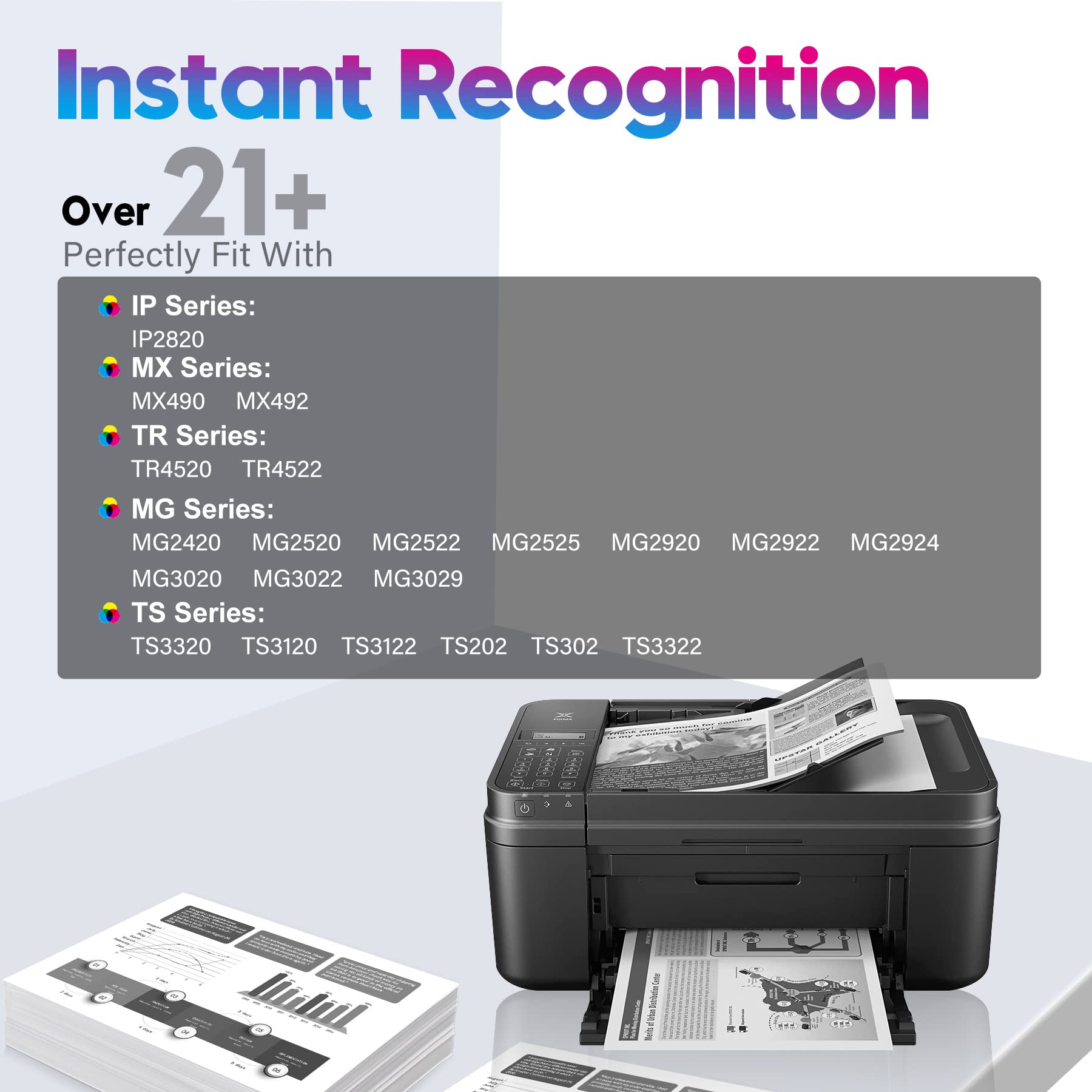 ONLYU Compatible 245XL Ink Cartridges Combo Pack Replacement for Canon PG 245XL PG243 for PIXMA MX492 MX490 MG2522 MG2922 MG2520 MG2920 TS3100 TS3122 TS3300 TR4520 TR4522 IP2820 Printer 2 Black