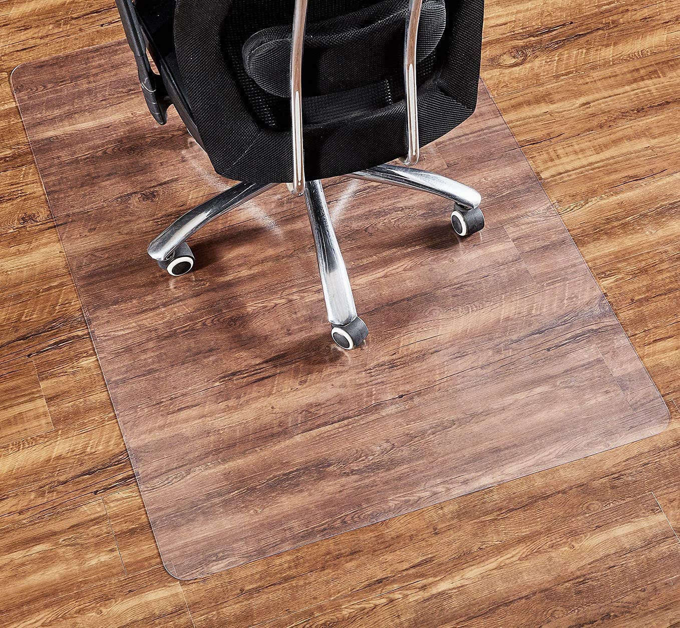 Office Chair Mat Chair Mat for Hardwood Floor Crystal Clear Office Mats for Rolling Chairs Desk Chair Mat 35"×47"-1.5mm Thick