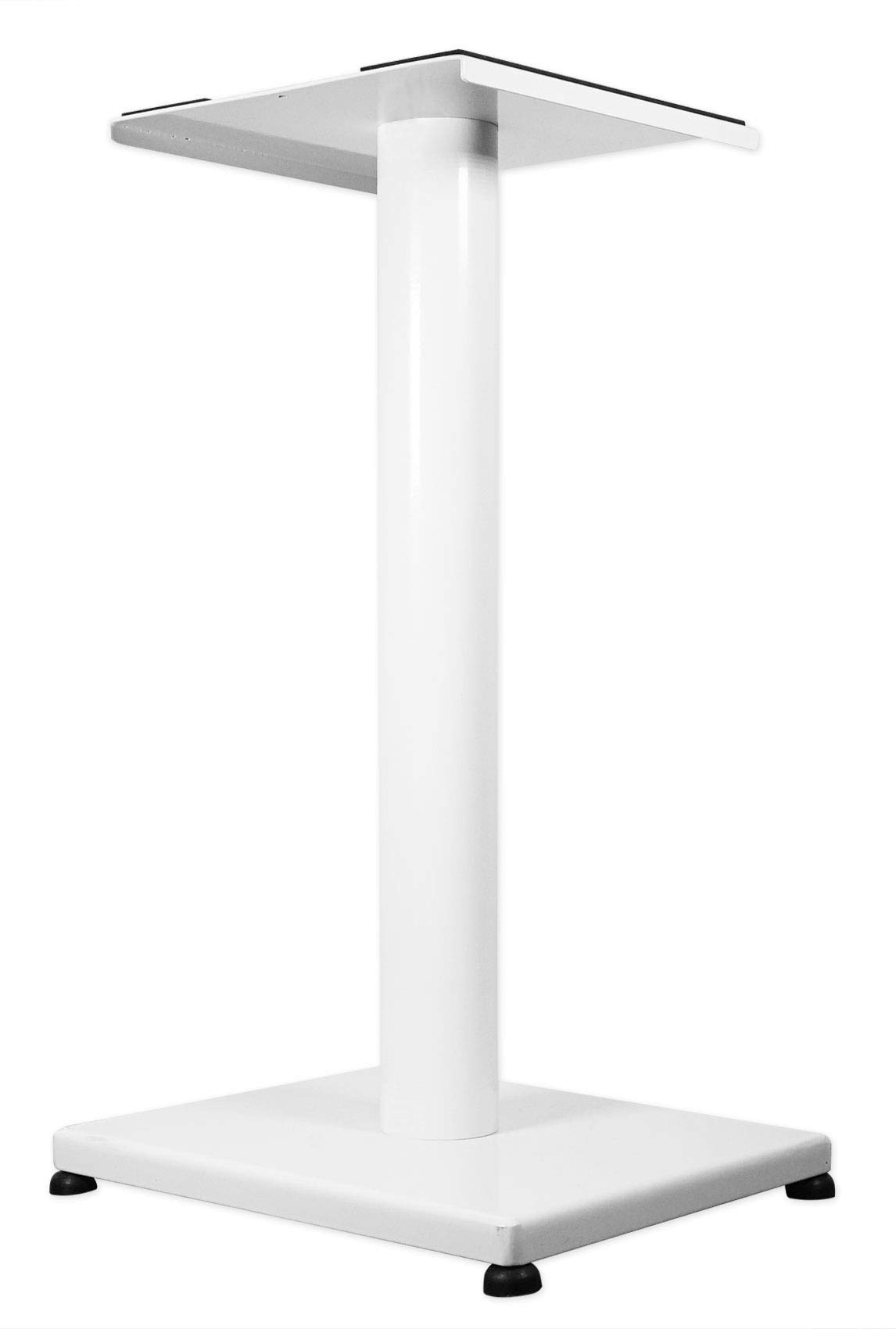 ROCKVILLE Pair RS29W 29" Steel Bookshelf Speaker/Studio Monitor Stands-White V2