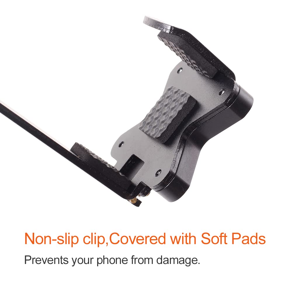 SOPOGER Archery Bow Phone Mount iPhone Holder Bracket for Compound Bow Hunting Bow Camera Stabilizer Phone Mount with Smartphone Samsung, GoPro Outdoor Archery Accessories