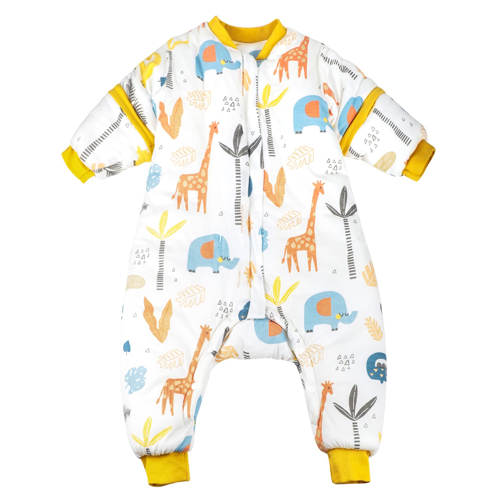 MooMoo Baby Sleep Sack Baby Sleeping Bag with Feet Winter Toddler Wearable Blanket with Legs Thicken 2.5 Tog Boy 12M-6T