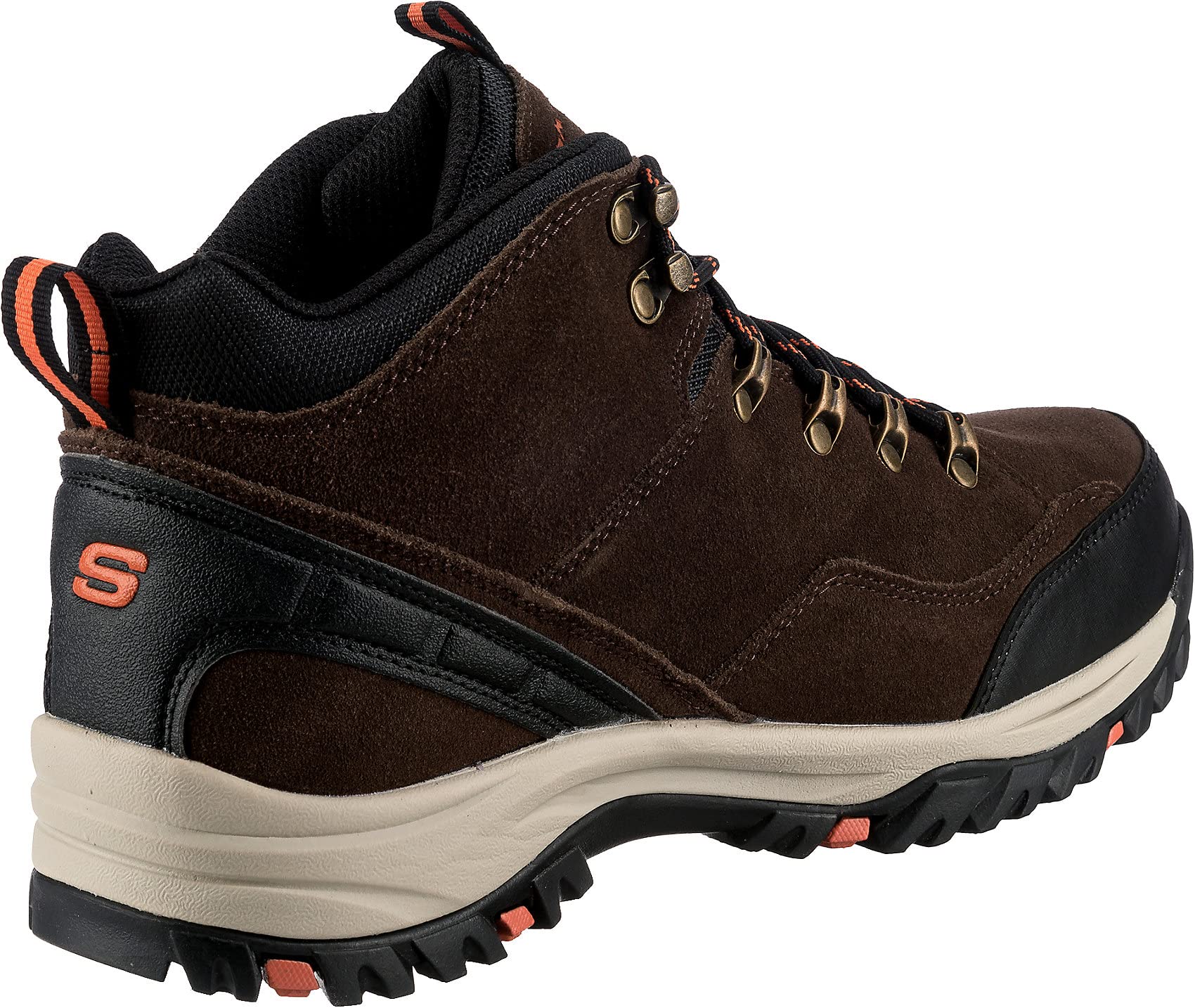 Skechers Men's RELMENT PELMO Hiking Boot, Brown, 10.5