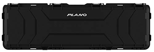 Plano Field Locker Element 54" Double Long Gun Case with Wheels, Black with Gray Accents, Premium Gun Storage, TSA Approved Firearm Storage Travel Case, Waterproof and Dustproof Protection