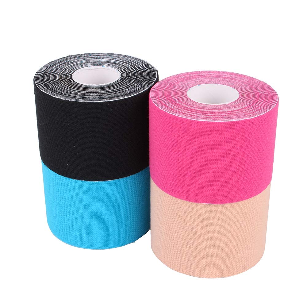 Pwshymi 5cm*5m Kinesiology Tape Elastic Therapeutic Sports Tapes Athletic Physio Muscles Strips for Knee Sportinggoods