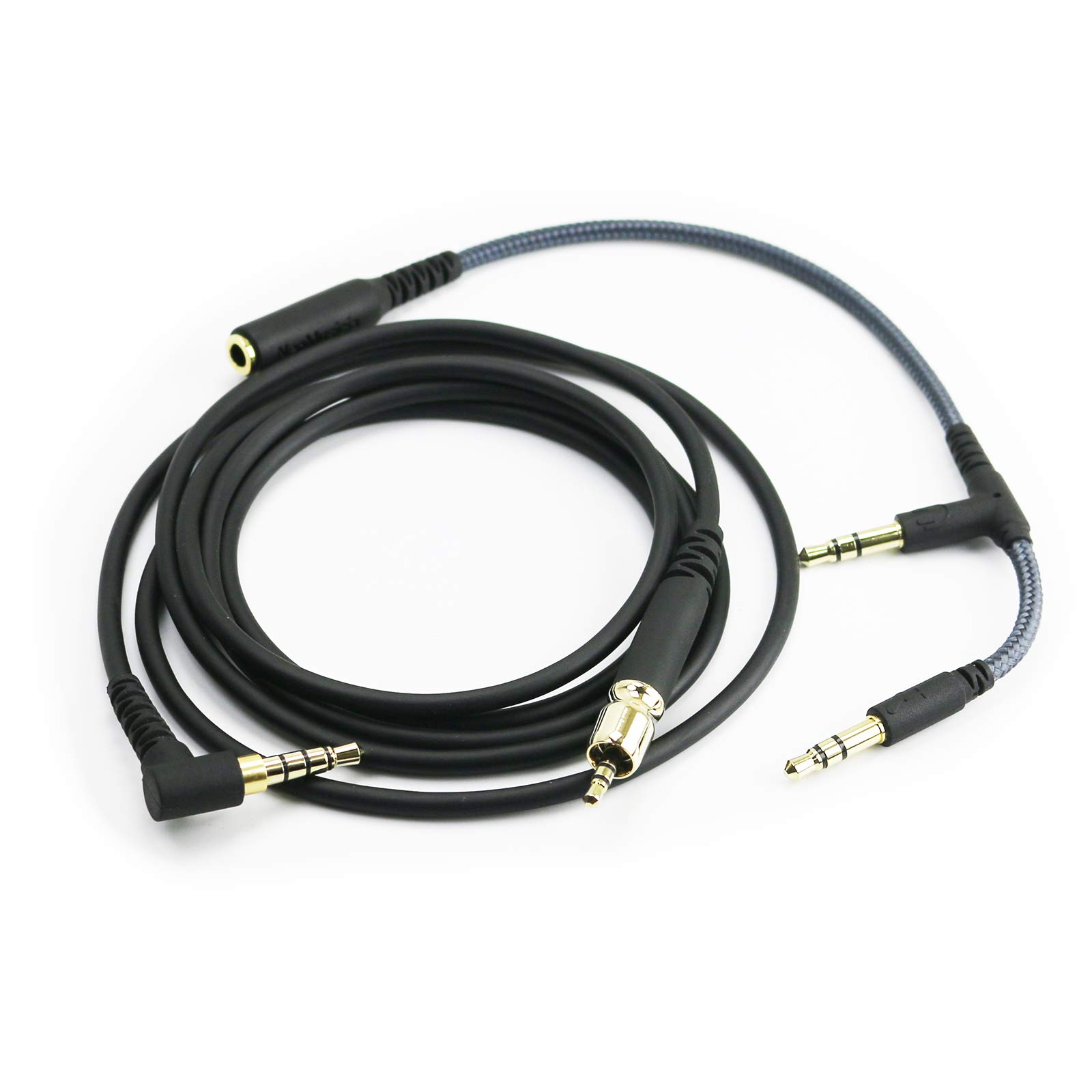 NewFantasia Replacement Audio Cable Compatible with Sennheiser Game ONE, Game Zero, PC 373D, GSP 350, GSP 500, GSP 600 Gaming Headsets 1.3m/4.3ft