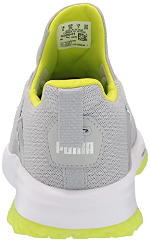 PUMA Men's Fusion Evo Golf Shoe, High Rise-Limepunch, 10