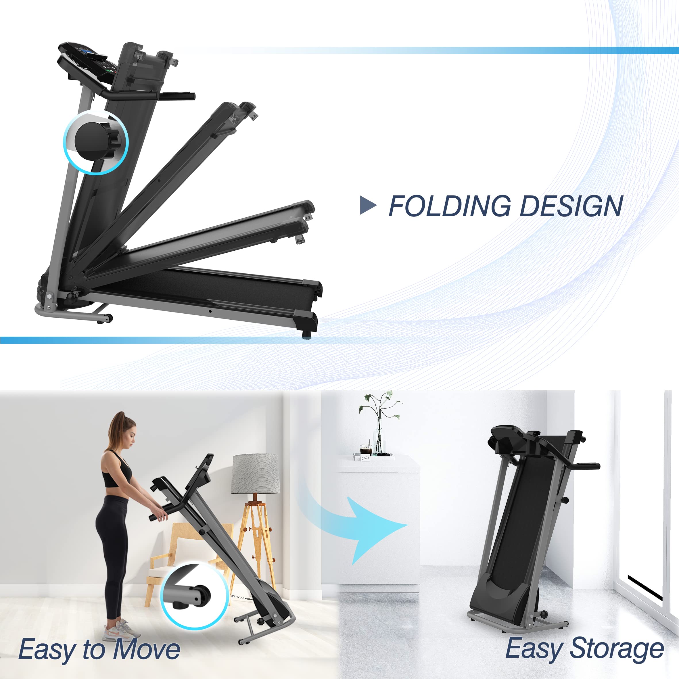 Under Desk Treadmill Walking Pad Compact Treadmills for Home Portable Treadmills for Home Walking Pad Treadmill Walking Pad Desk Treadmill Wooden