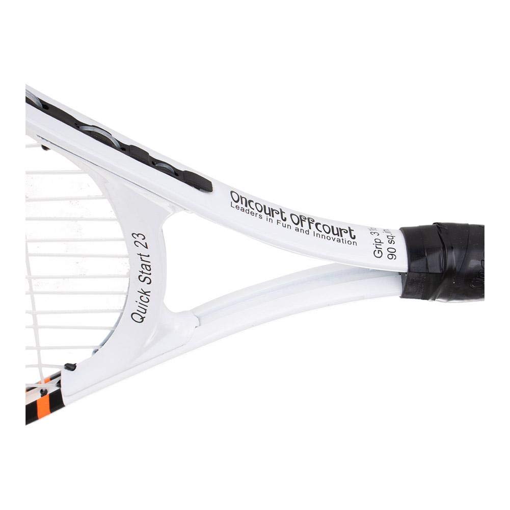 Oncourt Offcourt Quick Start 23 Whistler Junior Tennis Racquet (White and Orange)