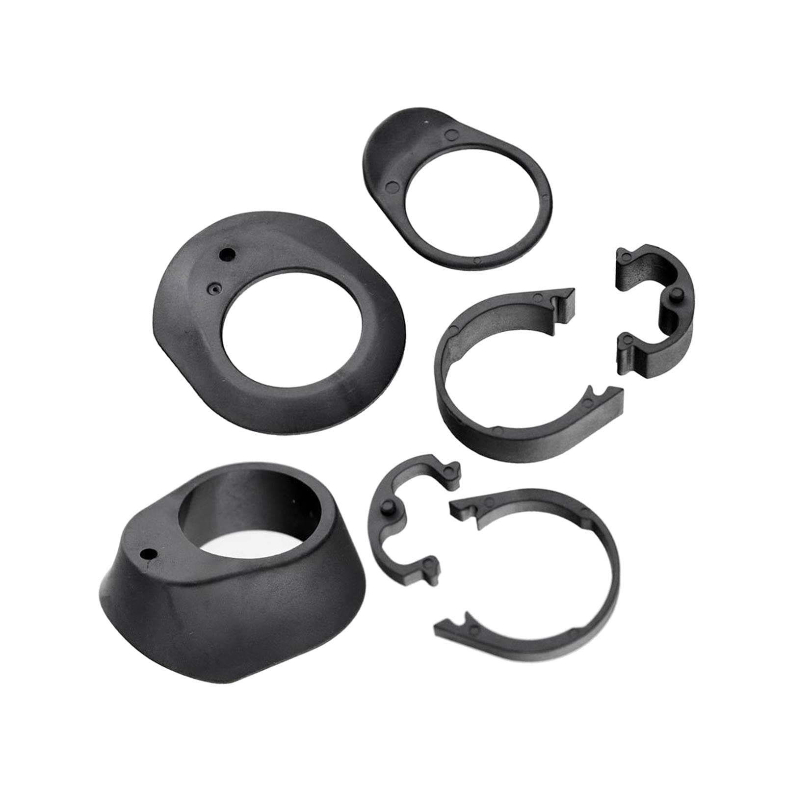 Vaveren Bike Accessories Lightweight Spacers Kit Washer Spacer Handlebar Stem Spacers Handlebar Stem Washer Black for Mountain Bike, Headset Spacer