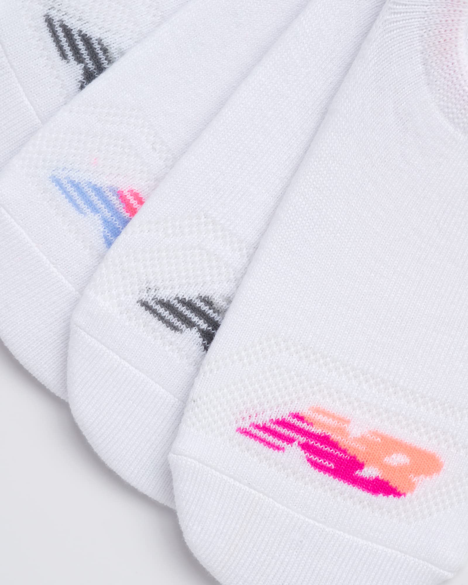 New Balance Women's Athletic Socks - Cushion No Show Liner Socks (12 Pack), Size Shoe Size 4-10, Black Mesh
