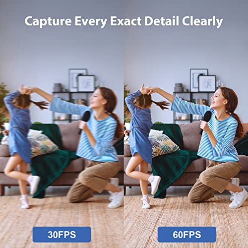 VITADE Zoomable Webcam with Remote Control, 1080P 60FPS Streaming Webcam with Adjustable Ring Light and Tripod, Pro USB 5X Digital Zoom Webcam for Zoom/Skype Teams/Laptop/Mac Windows
