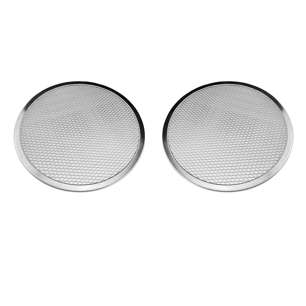 Unknown 2pcs Round Aluminum Screen Mesh Oven Plate 16inch