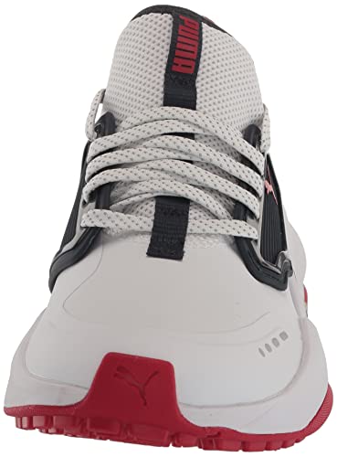 PUMA Men's Gs.One Golf Shoe, White/Navy Blazer/Ski Patrol, 11