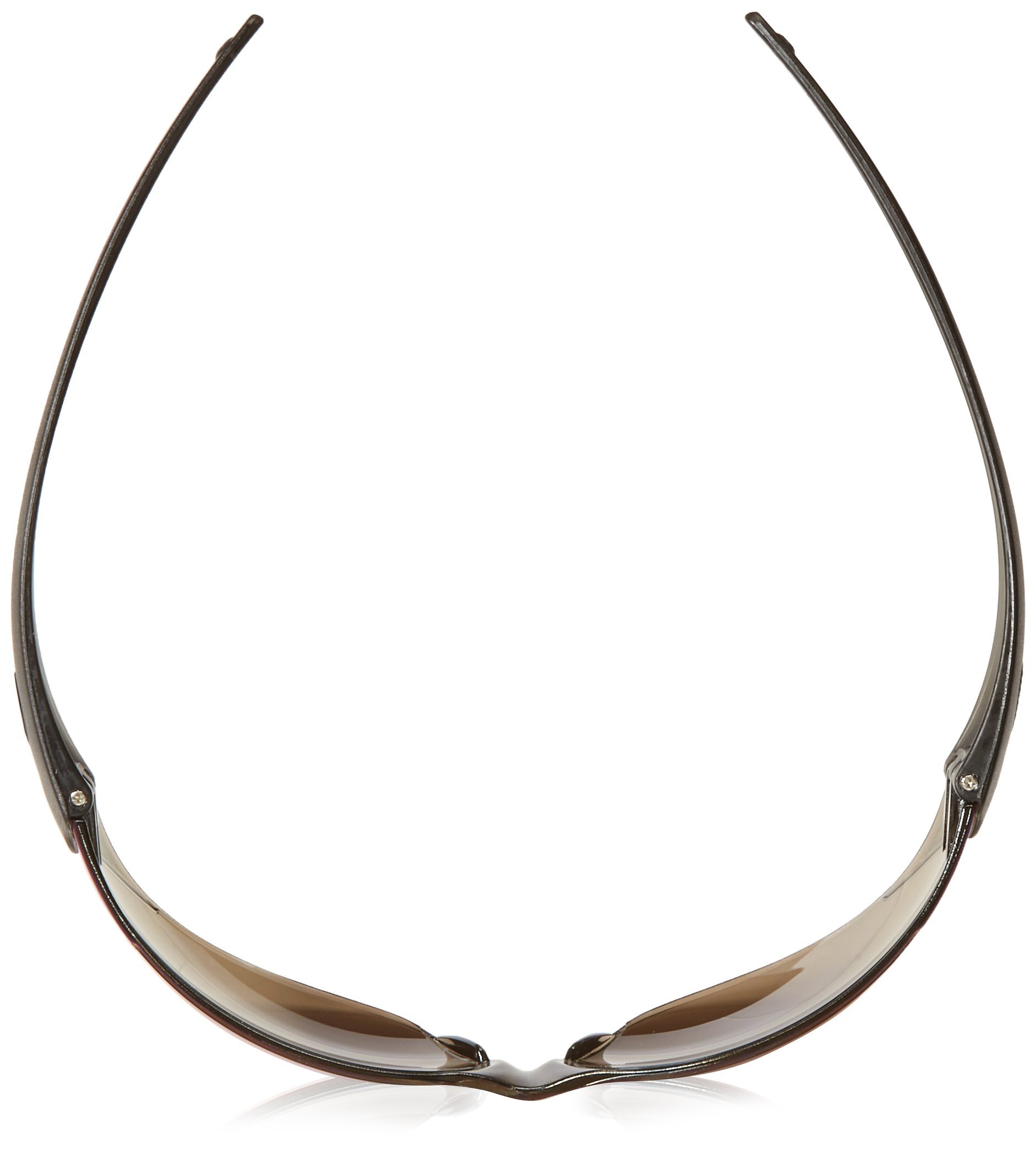 MCR Safety CK118 Checkmate Polycarbonate Rainbow Mirror Lens Safety Glasses with Non-Slip Bayonet Temple Sleeve