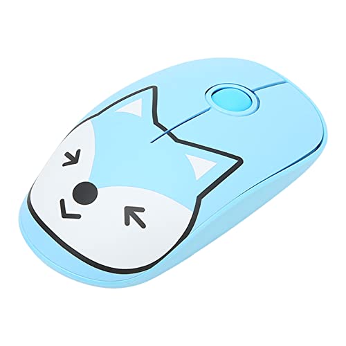 Wireless Mouse, 2.4GHz Ergonomic Cherry Roller USB Mouse, Mute Cute Cartoon Style Gaming Mouse, Stable and Efficient Wireless Connection 3 Smart Sleep Modes for Office Home Travel Use