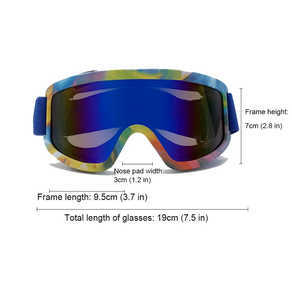 Ski Goggles, Snowboard Goggles, Mountaineering Protection Snow Goggles for Boys & Girls, Youth, Men (Color : Blue2)
