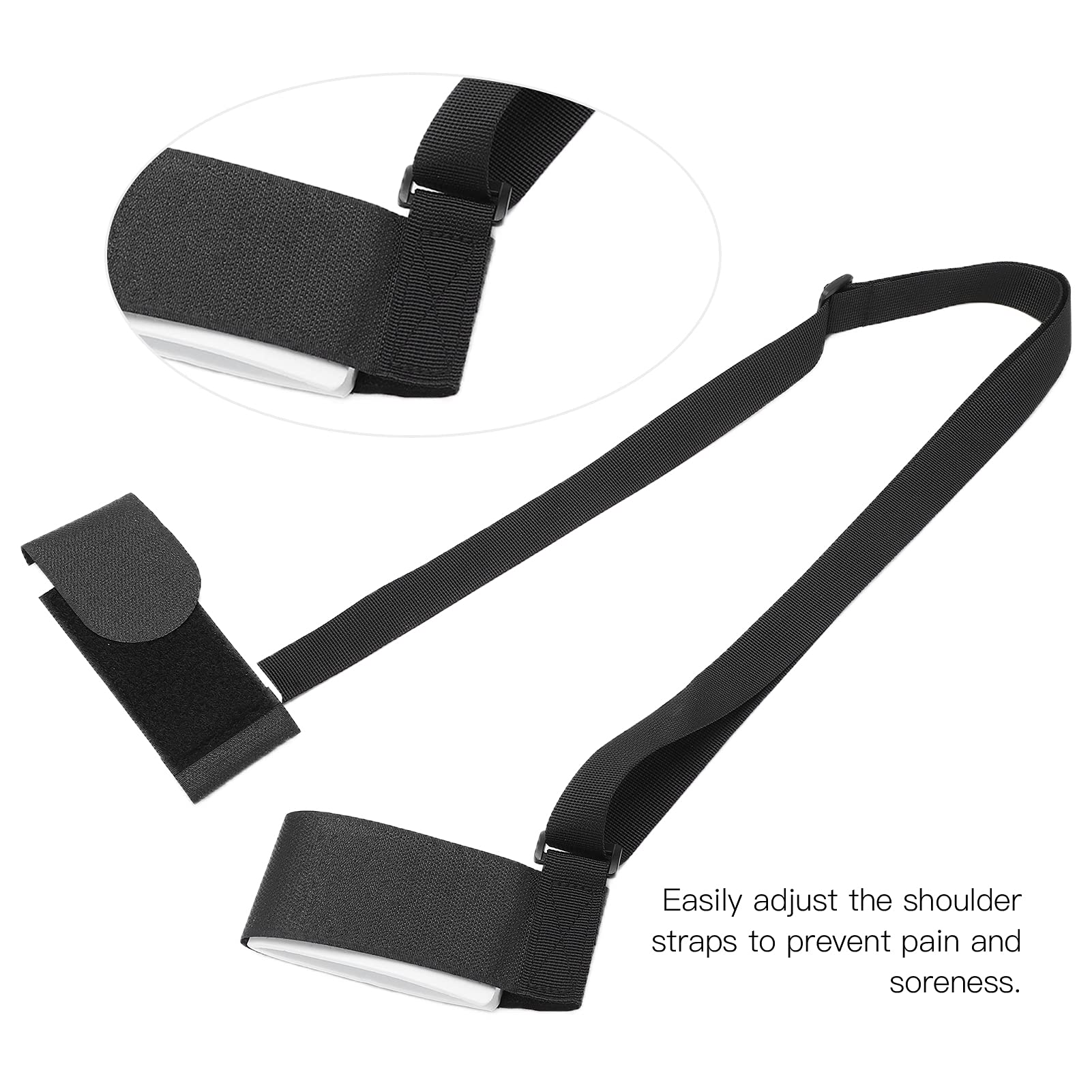 Ski Wraps Ties, Save Effort Adjustable Ski Carrier Strap Nylon for Ski Equipment