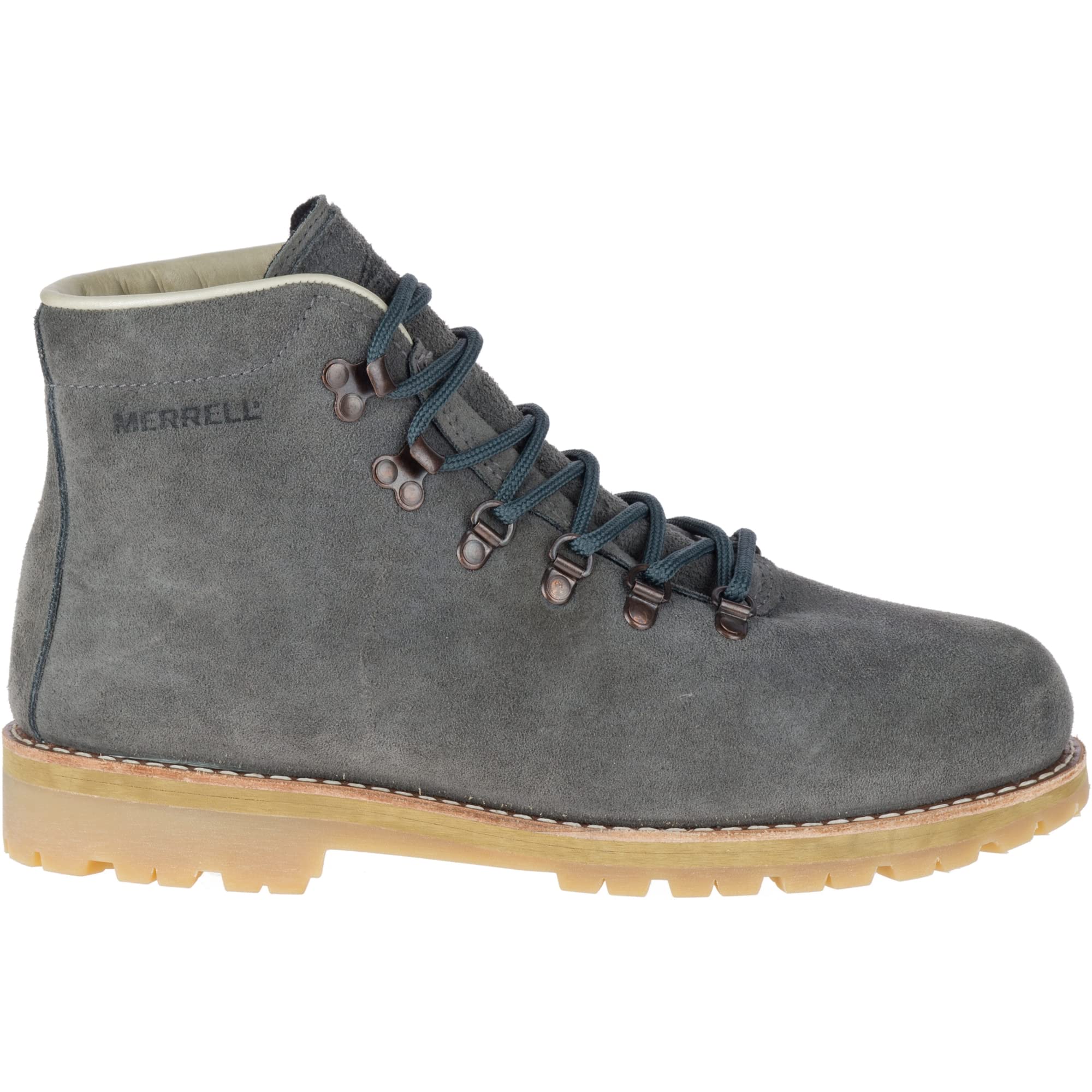Merrell Men's Wilderness USA Suede Hiking Boot, Steel Grey, 11.5 M US