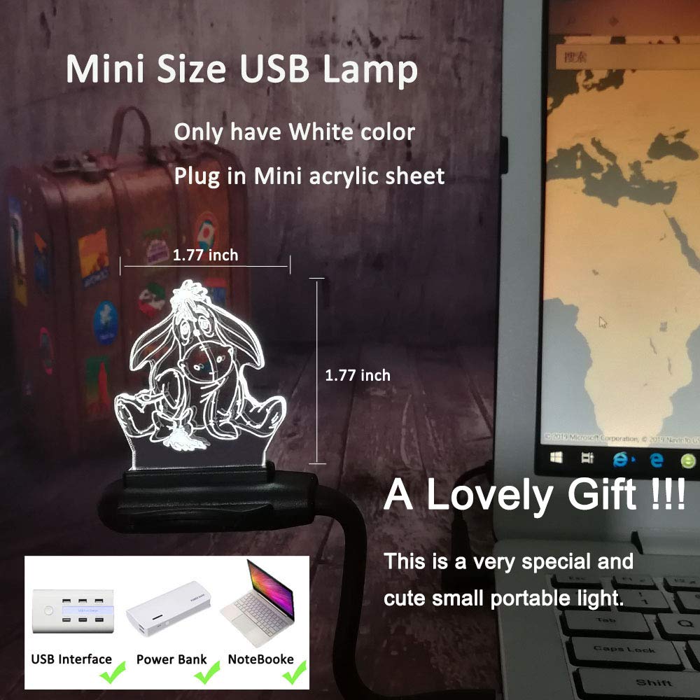 New Cute Cartoon Bear Friend 3D LED Night Light 7 Color Change Table Lamp Home Decor Holiday Kids Christmas Gift