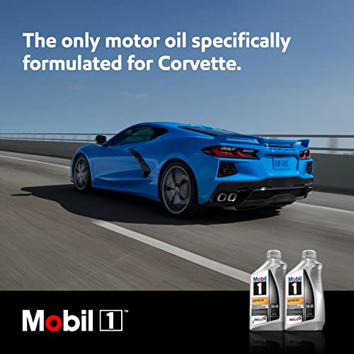 Mobil 1 Supercar Advanced Full Synthetic Motor Oil 0W-40, 6-pack of 1 quarts