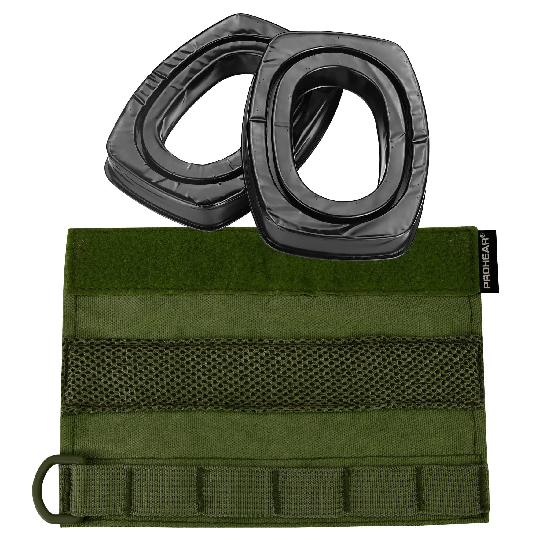 PROHEAR GEP02 Gel Ear Pads and HC01 Tactical Headset Cover for Howard Leight by Honeywell Impact Sport Sync Leightning Earmuffs