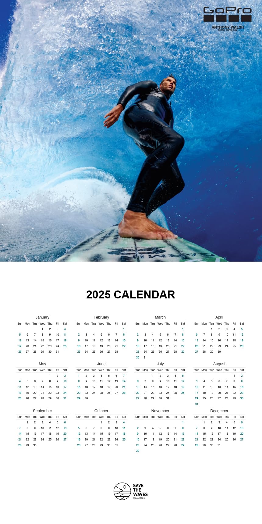 PRO SURF 2024 CALENDAR