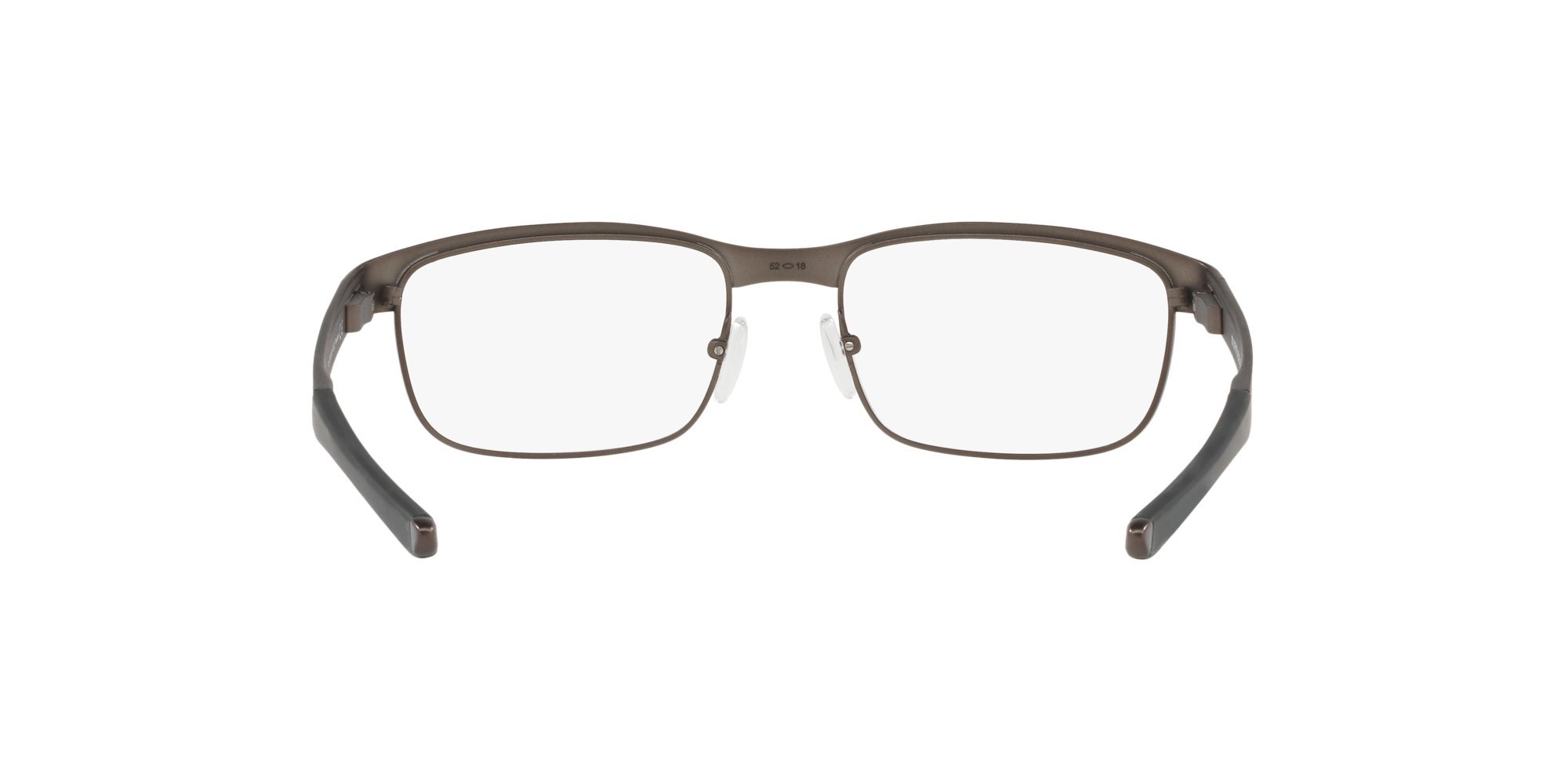 Oakley Men's Ox5132 Surface Plate Square Prescription Eyeglass Frames, Pewter/Demo Lens, 54 mm