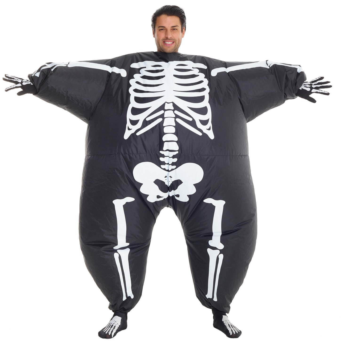 Morph Megamorph Halloween Inflatable Skeleton, Skeleton Blow Up Halloween Costumes, Skeleton Inflatables, Blow Up Suit
