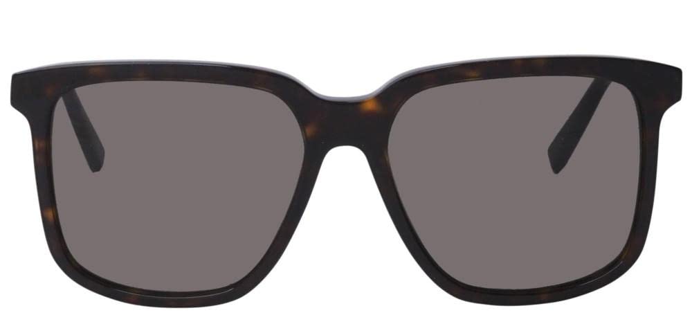 Saint Laurent Women's Oversized Square Sunglasses, Havana-Havana-Grey, One Size