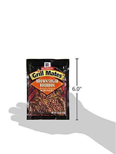 McCormick Grill Mates Brown Sugar Bourbon Marinade Mix, 1.25 oz (Pack of 12)