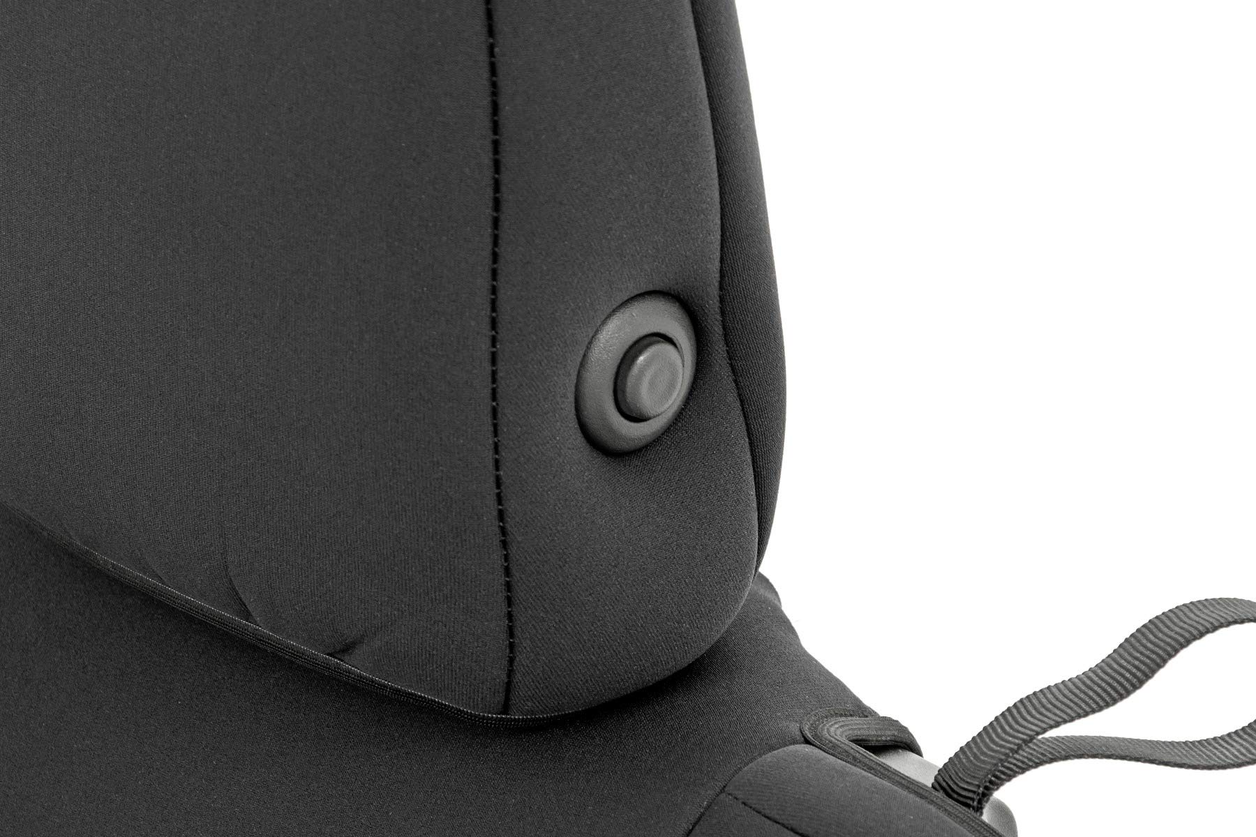 Rough Country Neoprene Seat Covers for 2020-2022 Jeep Gladiator - 91038,Black