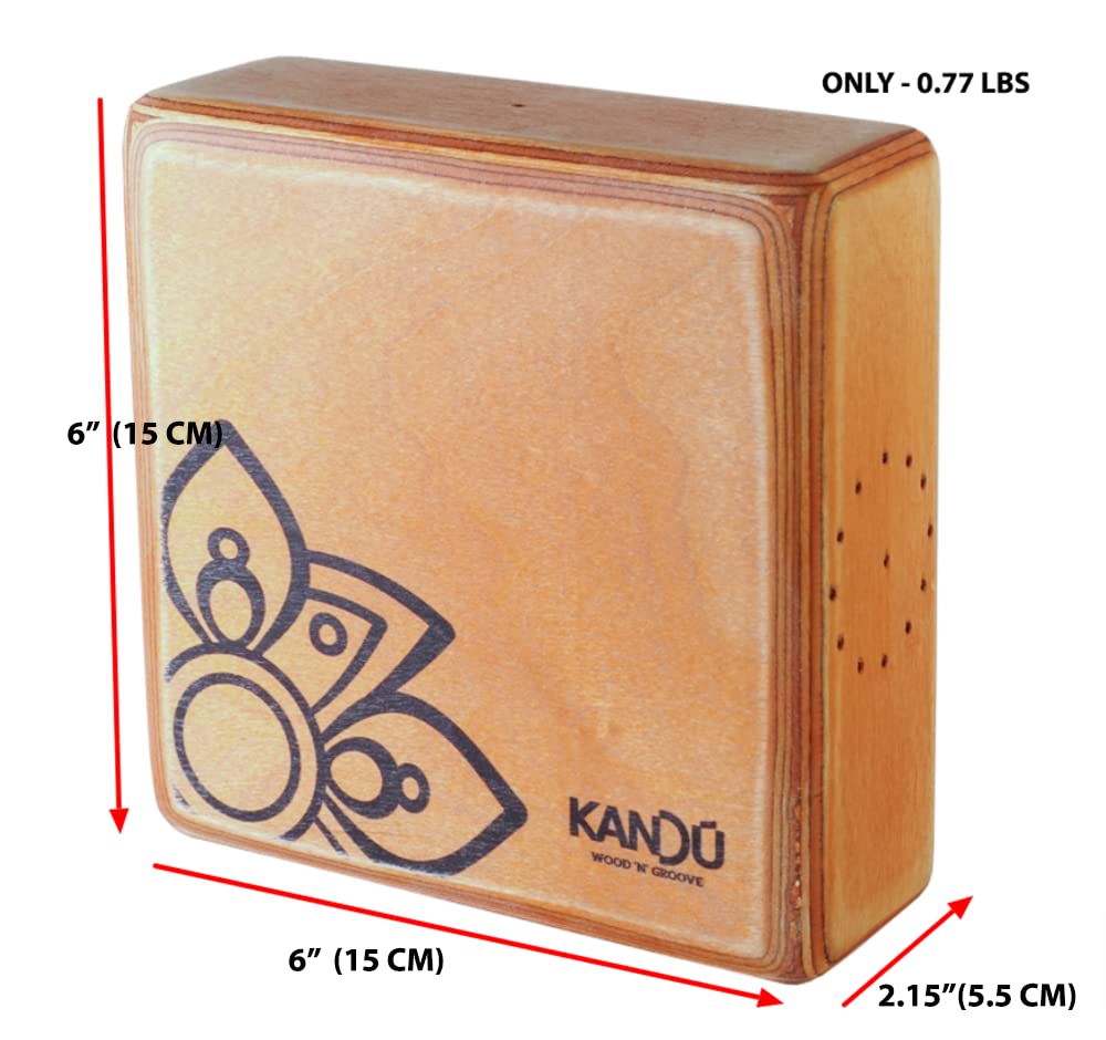 The Kandu Clever Shaker is the first ever shaker drum with two distinctive one side sounds: one side like a clave, the other more like a bongo (Sahara)