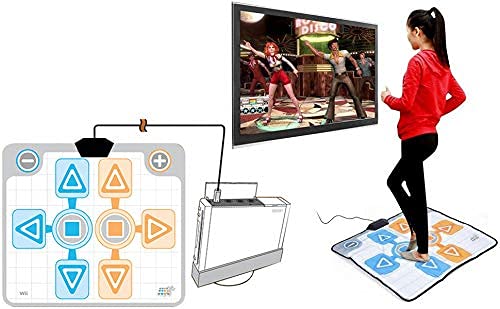 OSTENT Non-Slip Dancing Pad Dance Mat for Nintendo Wii Gamecube NGC Console Sport Dance Games