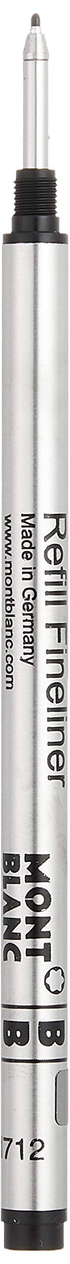 Mont Blanc Fineliner Ink Refill, 2X1, Mystery Black (105170)