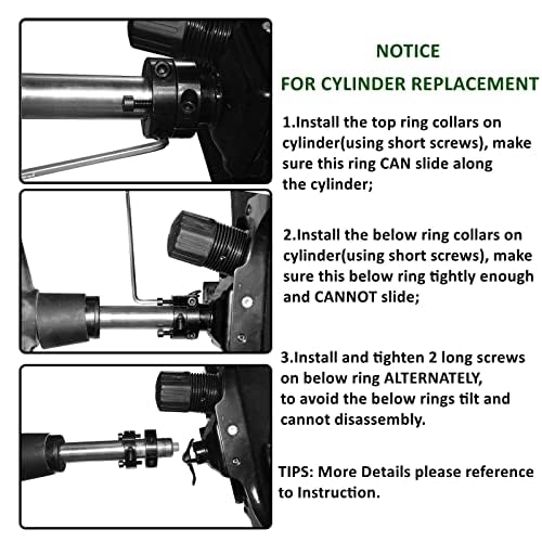 MySit Gas Lift Cylinder Removal Tools 33mm/1.3-Inch, Removal Tool Set for Replacing Herman Miller Aeron Office Chair Cylinders, Fix Sinking Chair Saver for Stop Sinking - 2 Pieces