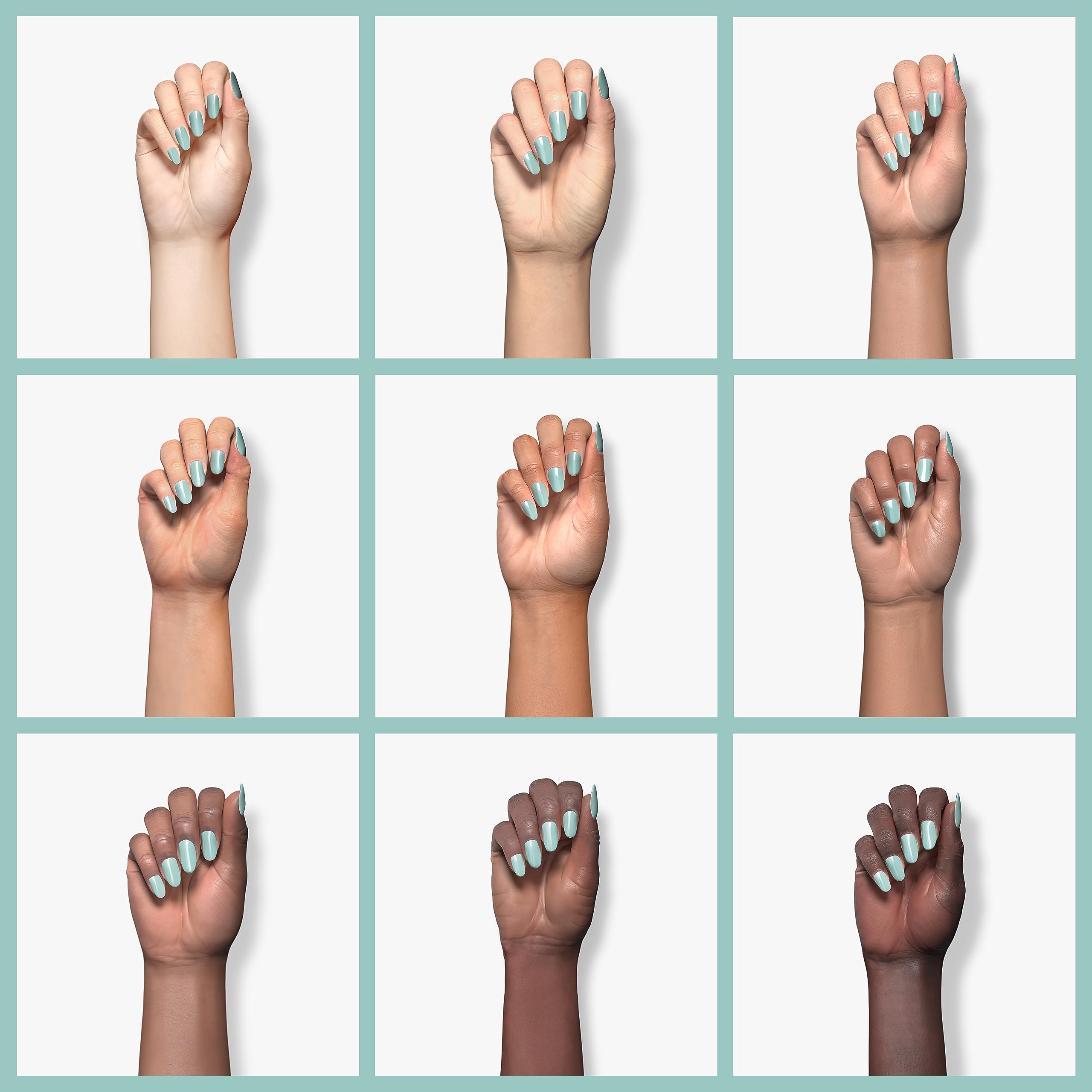Sally Hansen Insta-Dri®, Gain Mo-Mint-Um, Quick Dry, Long Lasting, Streak-Free Shine, Blue Nail Polish