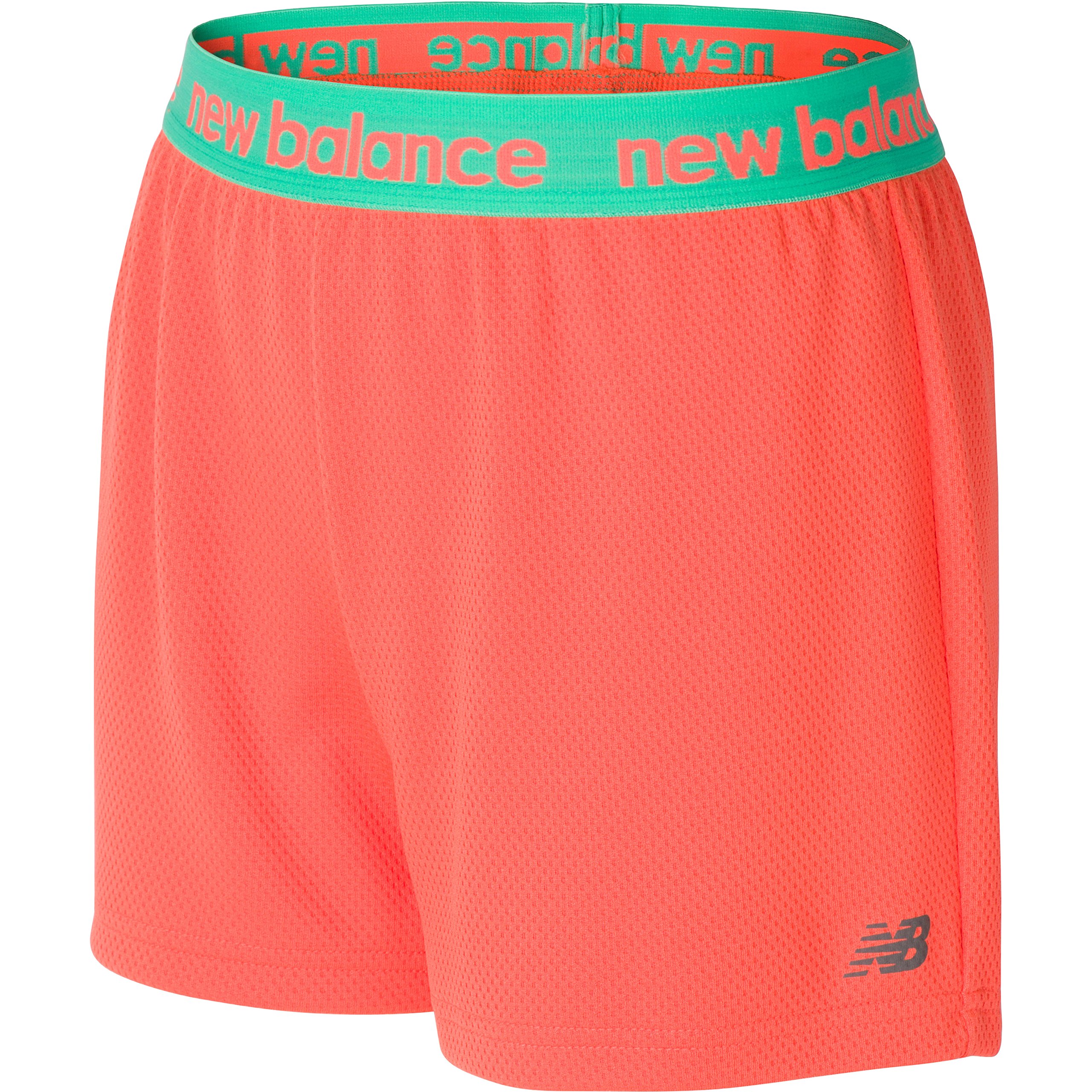 New Balance Girls' Big Athletic Short, Sunrise, 16