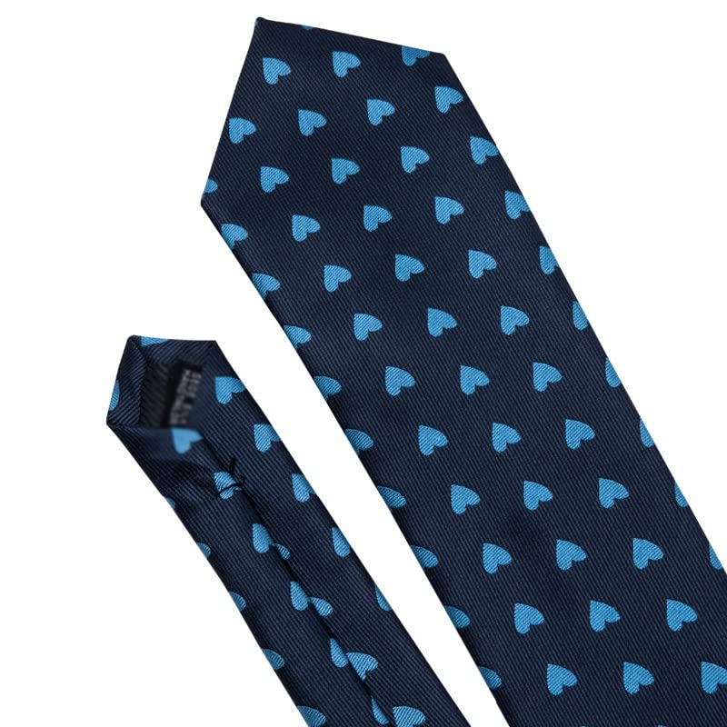 WODMB Men Tie 100% Silk Jacquard Woven Cartoon Pattern Tie for Men Wedding Business Party Neck Tie Set (Color : A, Size : One Size)