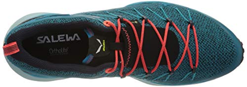Salewa Women's Dropline GTX Hiking Shoe - Comfortable, Waterproof Gore-Tex Trail Shoe - Ocean/Canal Blue - 8