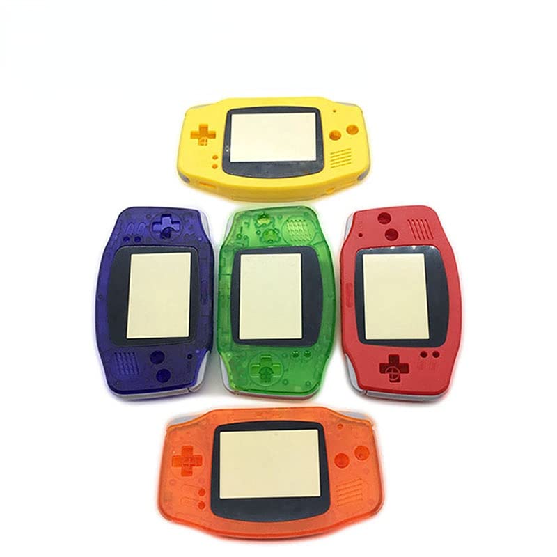 ZLiu Fire Colorful Housing Case Replacement Case Plastic Shell Cover for Gameboy Advance GBA Console Housing