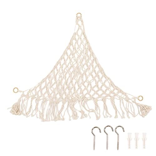 Stuffed Animal Hammock, Cotton Rope Plush Net Hand Knitted for Storage (Type 1)