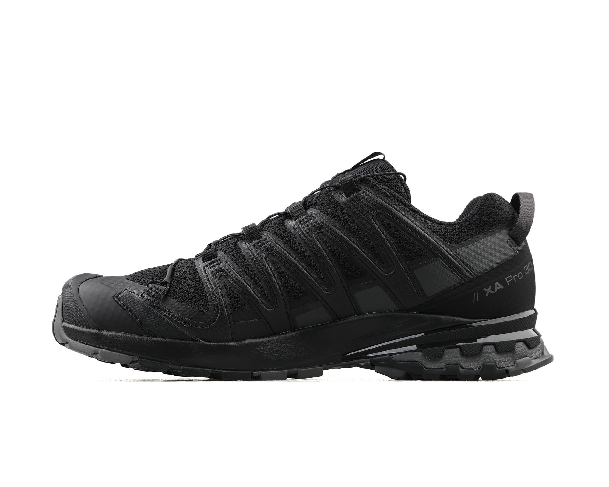 Salomon Men's Xa Pro 3D V8 Trail Running Shoes, Black/Black/Magnet, 11.5 Wide